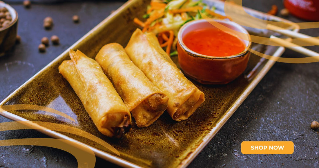 Spring Rolls with Spicy Aloo Mash Prepared Instantly – Shree Aahar